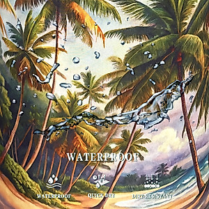 Retro Hawaii Palm Tree Laundry Basket Summer Beach Foldable Funny Laundry Hamper Oxford Cloth Tote Bag Clothes Storage Bucket Toy Organizer 18.9"x16.5" For Bathroom/Laundry Storage/Bedroom