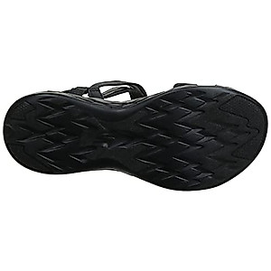 Skechers womens On-the-go 600 - Brilliancy Sport Sandal, Black, 10 US