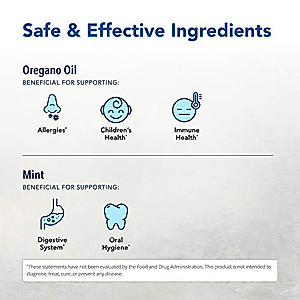 North American Herb & Spice OregaCare Swirl & Swallow, Cranberry Flavor - 8 fl oz - Edible Oregano Oil Mouthwash, Oral Rinse - Supports Healthy Teeth and Gums - Non-GMO, Alcohol Free, All Natural