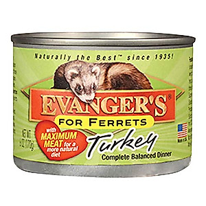 Evangers Turkey Can Ferret Food (12 Pack), One Size