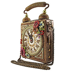 Mary Frances Time of Your Life Top Handle Clock Handbag, Multi