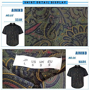 Hawaiian Shirts for Men Casual Beach Summer Shirt Floral Button Down Tropical Holiday Short Sleeve Shirts