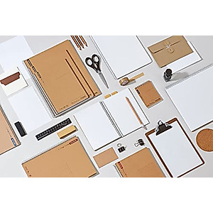 Maruman SPIRAL NOTE BASIC 8.58 x 11.69 inches (A4) after detached, 5mm dot grid, 80 Sheets (N005ES),White