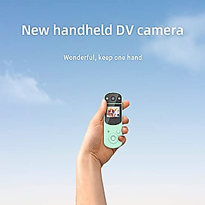 KIMISS D2 Handheld Mini DV Camera Digital Camera MP3 Player Car Video Recorder 1080P Night Shooting Camera Digital Mini Camera(Green)