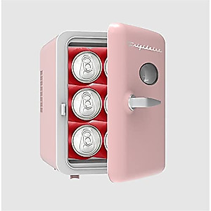 Frigidaire Portable Retro 6-can Mini Fridge, Pink - EFMIS137-PINK