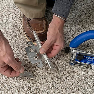 Capitol 110500 Adjustable Pro Carpet Trimmer, Blue/Silver