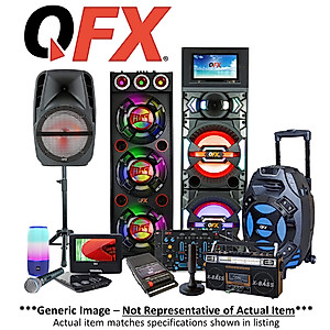 QFX Instrument Dynamic Microphone, XLR Connector (M-158), Black