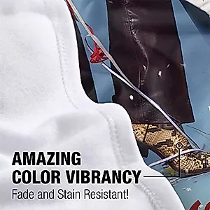 Trevco Footloose Loose Feet Fleece Blanket (36x58)