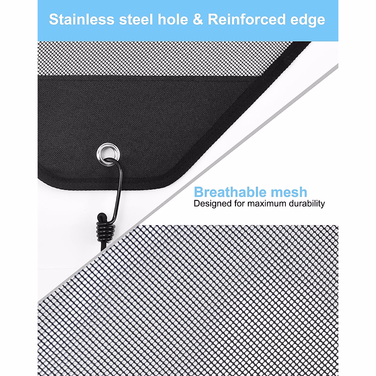 Aucanla Air Conditioner Cover for Outside Units,32" x 32" Central AC Covers , Top Universal Mesh Cover Defender for All Seasons