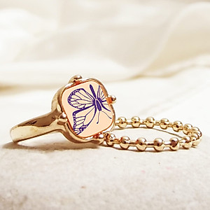 OLYCRAFT 4x5 Inch Silk Screen for Polymer Clay Dragonfly Butterfly Clay Stencils Reusable Silk Screen Stencils Non-Adhesive Transfer Stencils Mesh Stencil for Polymer Clay Jewelry Making