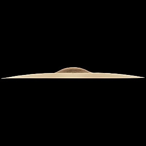 Meinl Cymbals Byzance 18" Vintage Sand Thin Crash, Benny Greb Signature — Made in Turkey — Hand Hammered B20 Bronze, 2-Year Warranty, Sandblasted, (B18SATC)