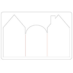 Sizzix Bigz L Die House Book by Olivia Rose, 665826, Multicolor