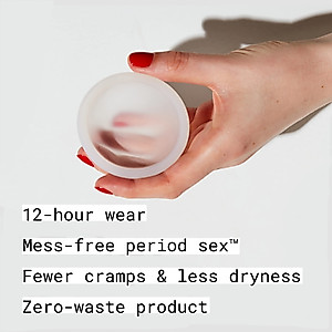 Flex Reusable Disc | Reusable Menstrual Disc | Tampon, Pad, and Cup Alternative | Capacity of 6 Super Tampons | Lasts for Years | Includes Carrying Pouch & 2 Free Disposable Discs