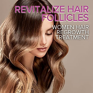 Regoxidine Women's 5% Minoxidil Foam (4-Month Supply) - Women's Minoxidil for Top of Scalp Hair Loss and Thinning Hair - Extra Strength Foam Supports Hair Regrowth in Unscented Topical Aerosol Treatment