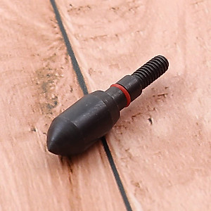 SOPOGER 12pcs Archery Bullet Points 100/125 Grain Field Points Arrow Screw-in Field Tips for Recurve Compound Bow Crossbow Hunting Shooting Practice (125 Grain)