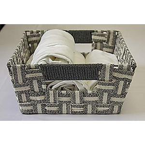 OneDesign Home: Set of 3 Woven Storage Basket - S/M/L (White)