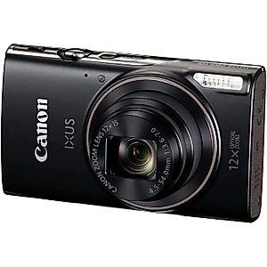 Canon Ixus 285 HS Black, 1076C001 (International Model) (Renewed)