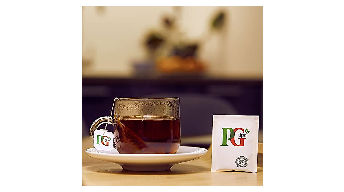 PG Tips Premium Black Tea - 80 Pyramid Bags for Rich Flavor