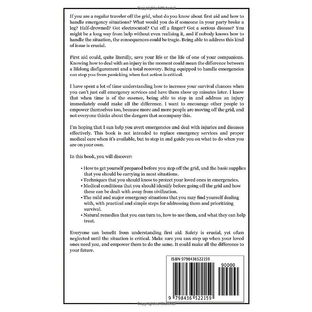 Survival Medical Handbook: A Complete Beginners Guide to Prepare for Any Emergency When You Are Off Grid | Includes First Aid and Natural Remedies (Self Sufficient Living)