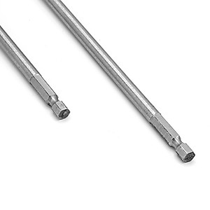 1/4 Hex Extension Drill Bit Set 6" and 12" Wood Spade Drill Bit Extension with 2 Wrench Keys for Wood Turners Construction Accessories