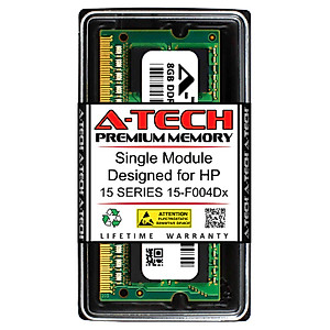 A-Tech 8GB RAM for HP 15 Series 15-F004DX | DDR3 1600MHz SODIMM PC3-12800 204-Pin Non-ECC Memory Upgrade Module
