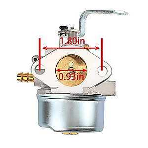 partszen 632689 640269 Carburetor with Spark Plug Fuel Filter Carb for Tecumseh 640260 640260A 640260B with Gasket Fits HM80 HM85 HM90 HM100 LH318XA LH358XA Engine Snow Blower