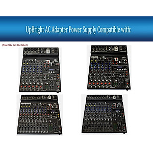 UpBright 15V AC/DC Adapter Compatible with Peavey PV 10 BT PV10BT 03612790 PV10 AT PV10AT 03612610 PV 14 AT BT PV14AT 03612630 PV14BT PV 6 PV 6BT PV6BT Mixer HYY-1501000U 15VDC 1A Power Supply Charger