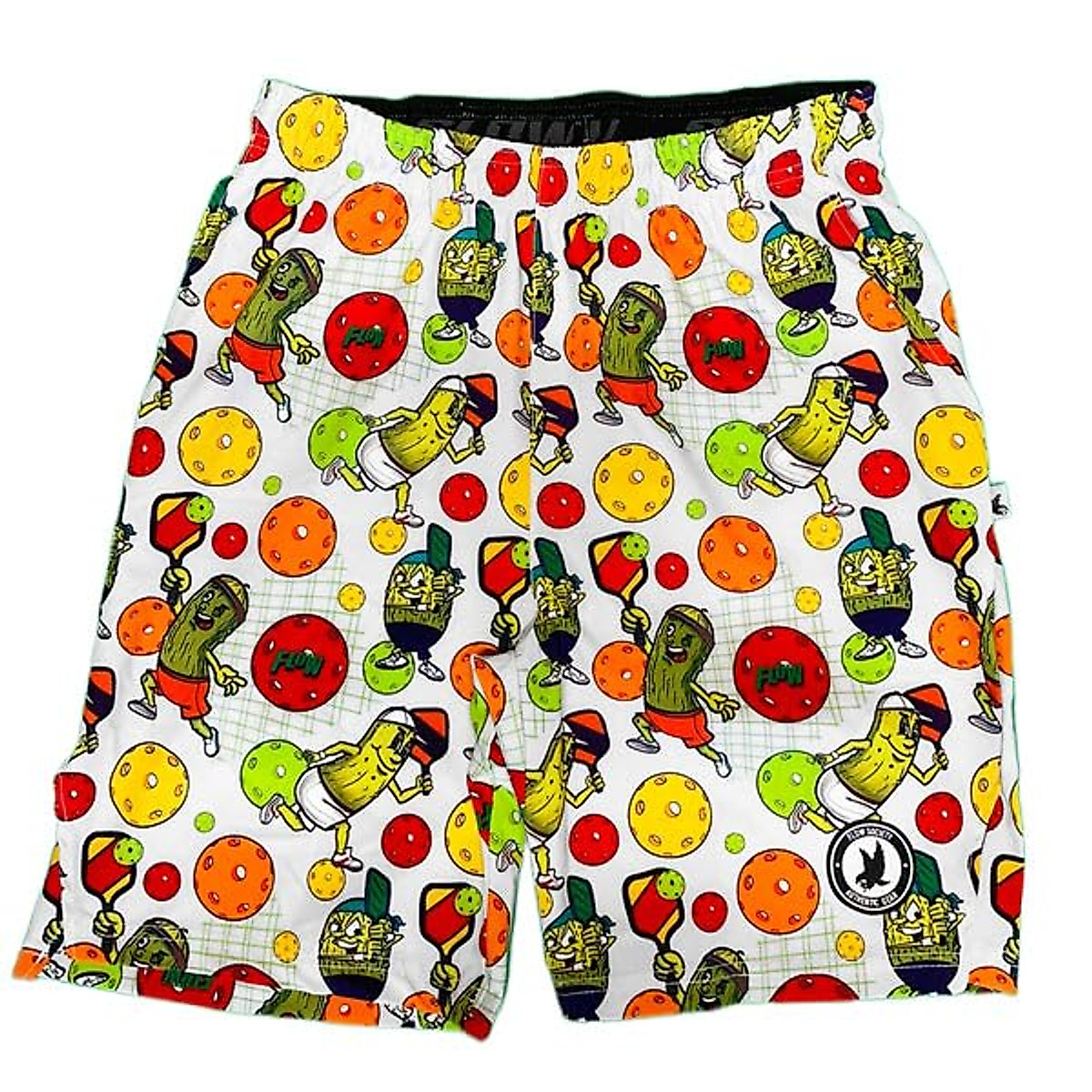 Flow Society Mens Pickleball Flow Short White - 7"