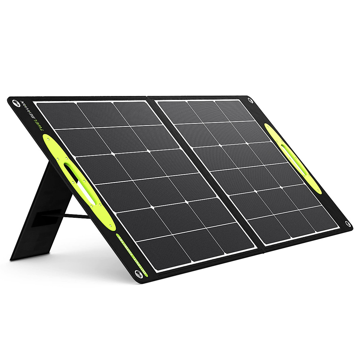 TWELSEAVAN Portable Solar Panel for Power Station, 100W Foldable Solar Charger with QC3.0/PD60W/DC 4 Outputs for Phone Tablet Camping Outdoors RV