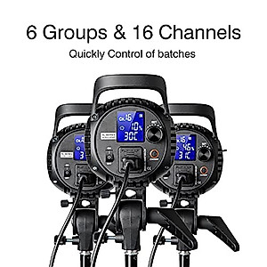Godox SL-60W 60W CRI95+ Qa>90 5600¡À300K Bowens Mount Led Continuous Video Light, Brightness Adjustment, 433MHz Grouping System,for Video Recording ,Wedding,Outdoor Shooting