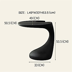 HIGOH Bedside Table Bedside Table Modern Dresser Bedroom Manager Bedside Table Bedroom Furniture Table (Color : 6)