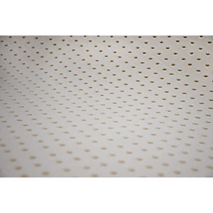 OrganicTextiles Organic Latex Mattress Topper w/Cotton Cover - Medium Firmness - 3" Inch - King Size (GOLS+GOTS Certified Organic)