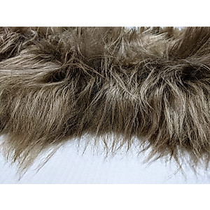 Home Collezione by Salvani Sheepskin Rug Throw Genuine Icelandic (Frosted Brown Curly)