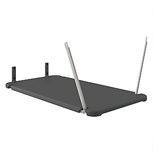 Suncast Outdoor Storage Shed Loft Shelf Kit, Space-Saving Hanging Shelf for Outdoor Storage Sheds, 45" W x 24" D x 1.5" H, Black