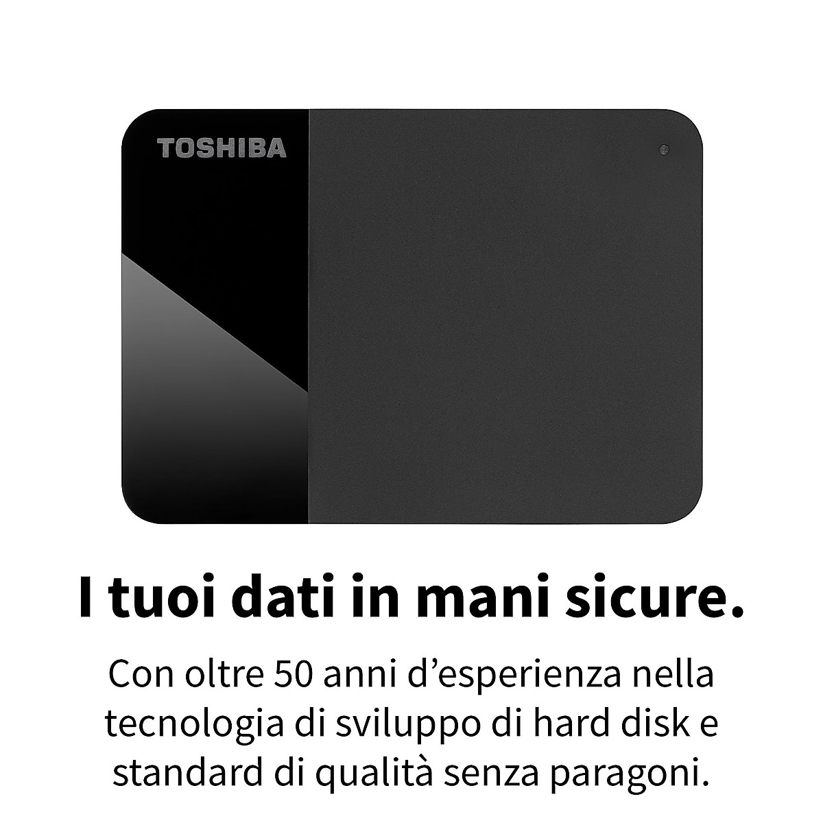 Toshiba 1TB Canvio Ready – 2.5 inch Portable External Hard Drive with SuperSpeed USB 3.2 Gen 1, Compatible with Microsoft Windows 7, 8 and 10, Black (HDTP310EK3AA)