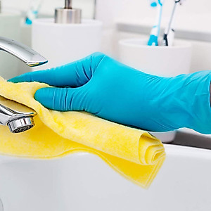 Basic Medical Blue Nitrile Exam Gloves - Latex-Free & Powder-Free - NGPF-7003, Pallet of 48 cases/48,000 gloves, Large