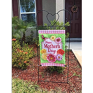 10 PCS Garden Flag Rubber Stoppers and Adjustable Anti-Wind Garden Flag Clips by Ummeral - Premium Lawn Flag Stoppers and Yard Flag Clip for Garden Flag Poles Stand, to Keep Flags in Place