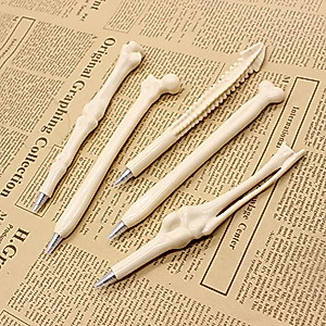 30pcs Bone Shape Ballpoint Pen 0.7 Novelty Creative Ball Point Gift Design Unique Model Pens Student Writing Office Stationery
