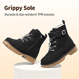 DREAM PAIRS Unisex-Child Sdbo226k, Black, 2 Little Kid