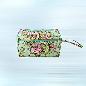 Handbag Xcm Organizer Cloth Holder Supplies Accessories Ball Printed Handbag Size:large - Wool Knitting Square Crochet Flower Bag Storage Tote Diy Oxford Yarn Floral