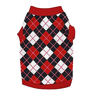 Dog Running Leash and Dog Clothing Cotton Vest Puppy Costume for Small Dog Vest Lightweight Stretchy T-Shirts Soft Shirts Apparel