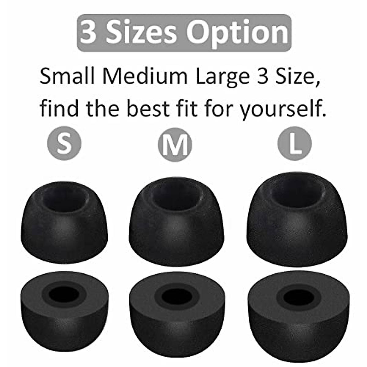 IiEXCEL Strap Memory Foam Tips Kit Compatible with Google Pixel Buds A-Series, Anti-Lost Soft Lanyard Neck Rope Cord Leash Comfortable Memory Foam Ear Tips Compatible with Pixel Buds A-Series