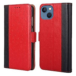 Fansipro Wallet Folio Case for Oppo Reno 2, Premium PU Leather Slim Fit Cover for Reno 2, 3 Card Slots, Well Fit, Red