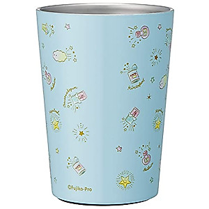 Skater Sanrio STCV2-A Stainless Steel Tumbler, Hot and Cold Retention, Convenience Store Coffee, 13.5 fl oz (400 ml), M, Doraemon, Glitter, Pastel