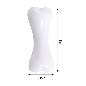 mifengda 120pcs Halloween Skeleton Bones Mini White Plastic Bones Halloween Skeleton Bones Decoration Mini Bones for Crafts Halloween Party Props Decoration (Bone)