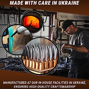 BeaverCraft S14 Wood Carving Tools Kit Wood Carving Set Wood Carving Hook Knife Set Spoon Carving Tools Spoon Knife Set Bowl Kuksa Scoop Cup Carving Tools Wood Gouges Spoon Carving Kit