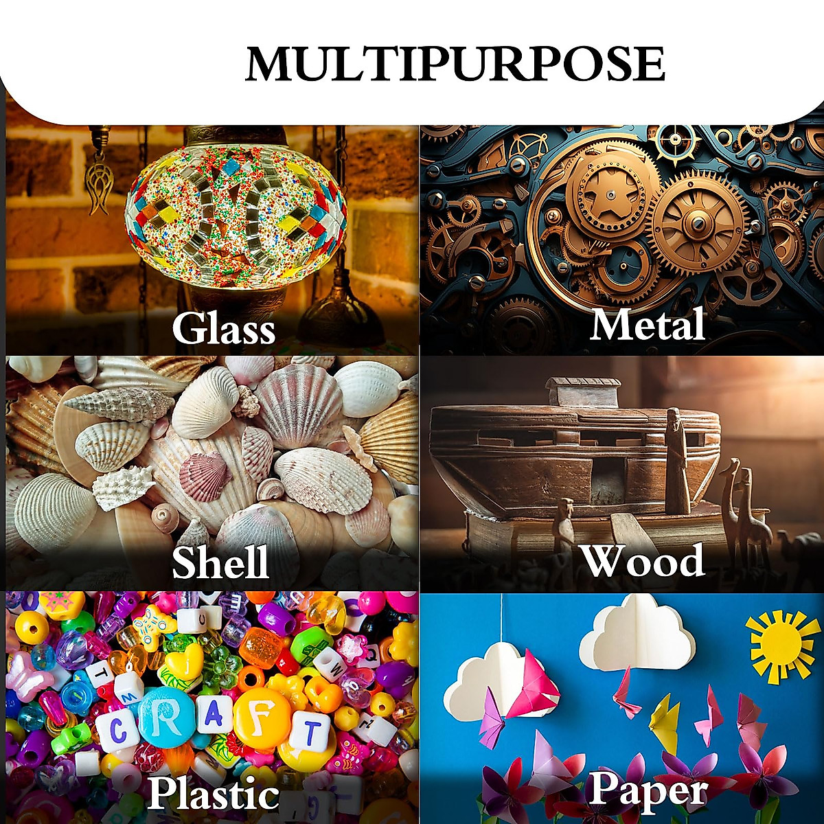 Hot Glue Sticks Multi Temp, Full Size 10" Long x .43" Diameter, Clear, 10 Sticks,PALOKA