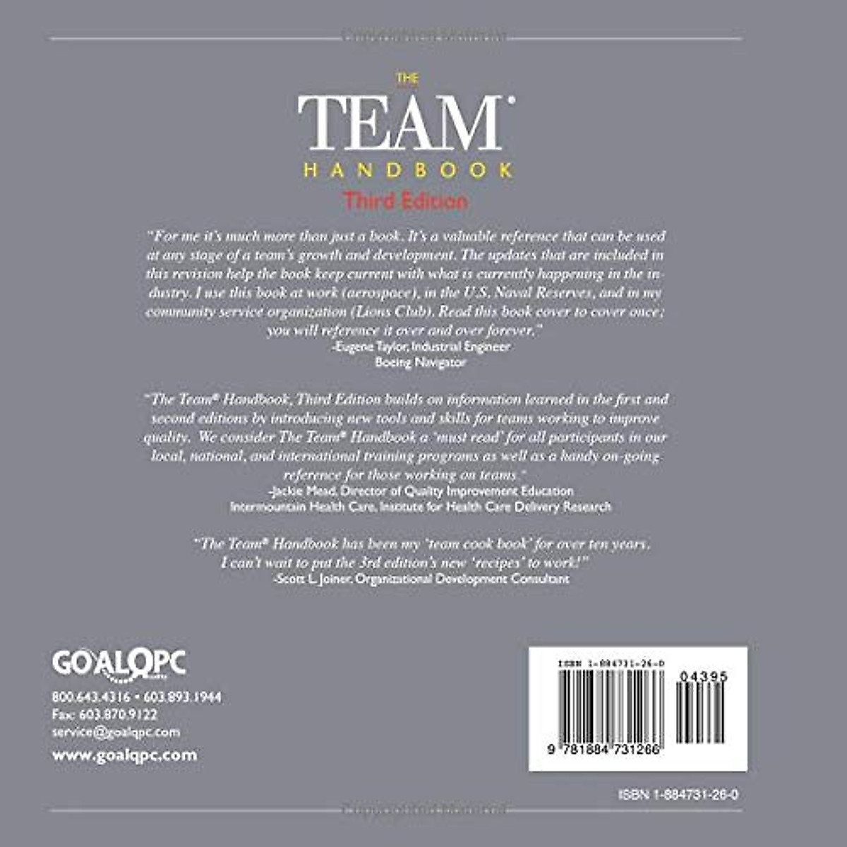 The Team Handbook Third Edition