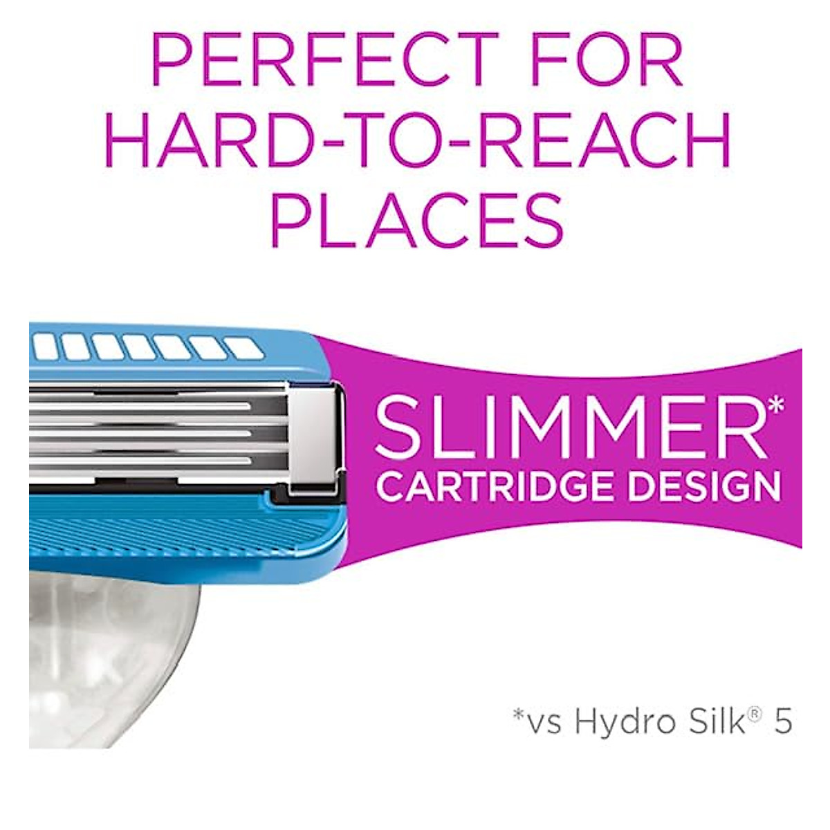 Compatible for Schick Hydro Silk 3 Refill Cartidges for Women, Pack of 20 Cartridges