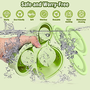 AKIKI Ice Cube Tray for Tumbler Cup, Silicone Ice Cube Molds With Lid and Clip for Freezer, Chilling Cocktails, Whiskey, Juice, Ice Drinks, Coffee,Compatible with 30-40Oz Tumbler (Citron), BG001